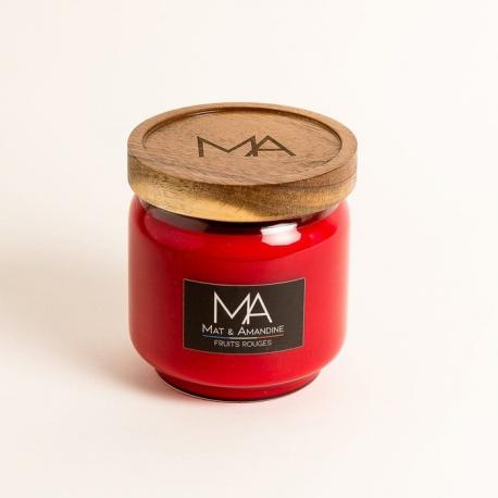 Bougie parfumée Fruits rouges Mat & Amandine | Baron Fleurs - Ussel